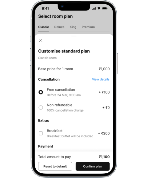 Shaunak's Portfolio - Rate Plans