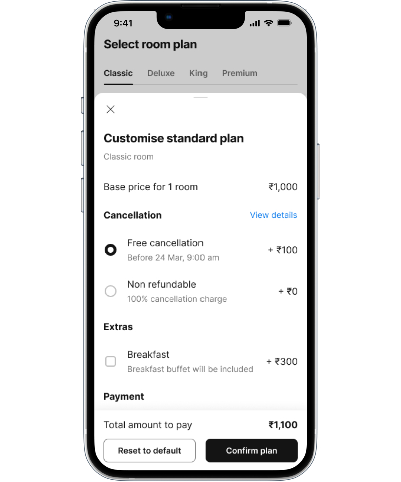 Shaunak's Portfolio - Rate Plans